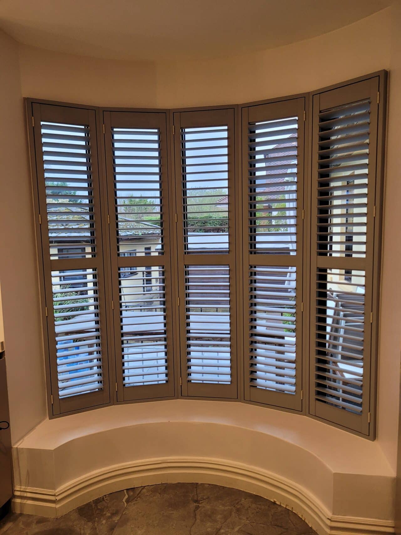 Bay Window Shutters | Shutters for Bay Windows | American Shutters